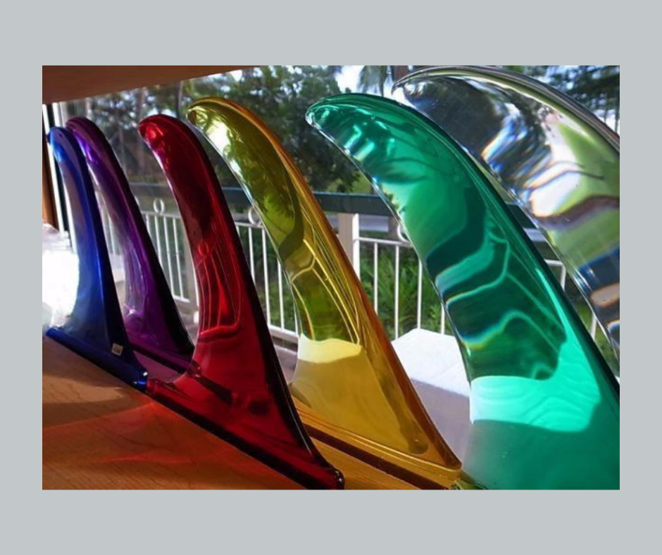 חרב מרכזית כחולה ללונגבורד מידה 9.75 - pintail single fin dorsal | Free ...